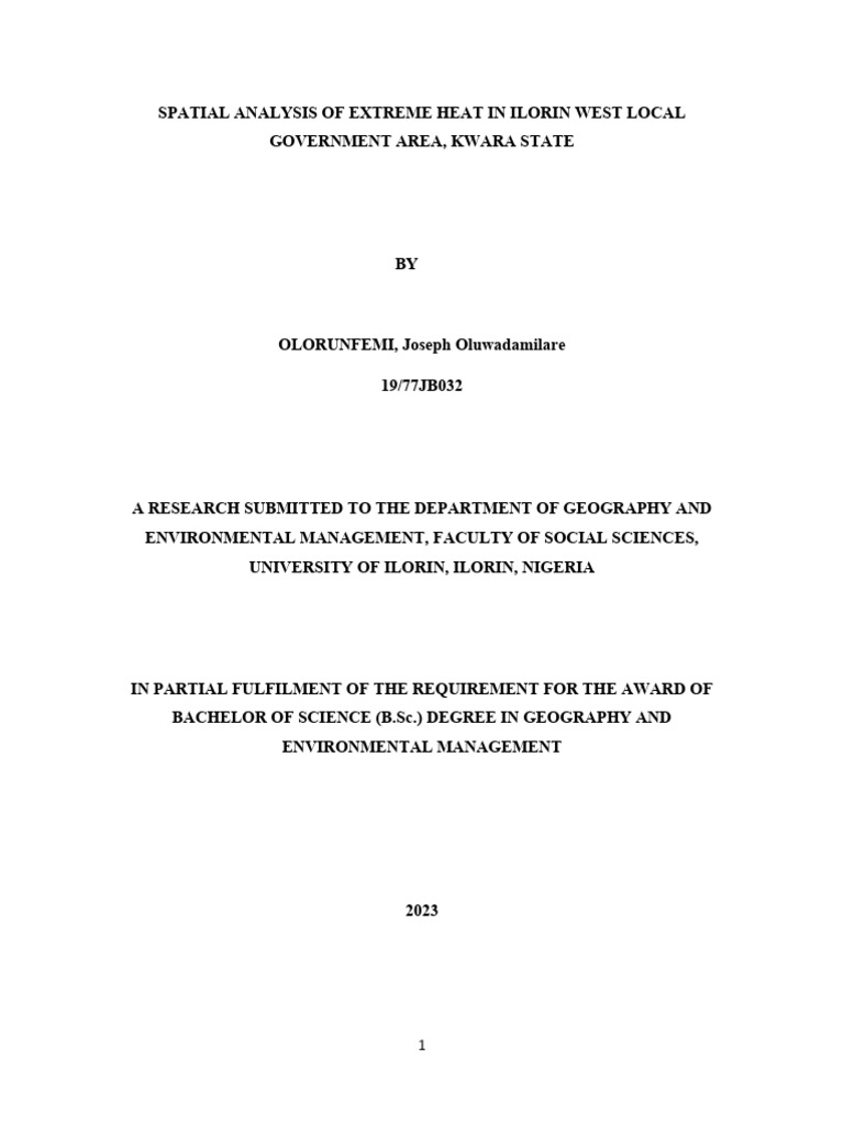 Research Project | PDF | Climate Change | Climate