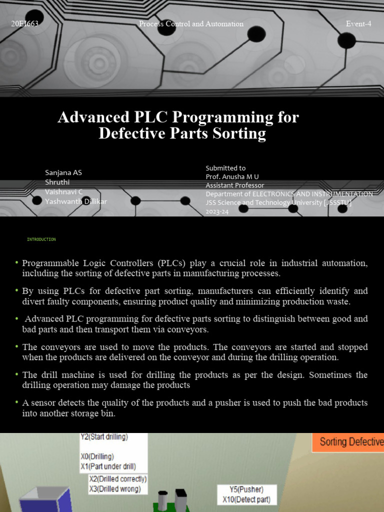 Advanced PLC Programming for Defective Parts Sorting-1 | PDF ... Advanced PLC Programming for Defective Parts Sorting-1 | PDF ...