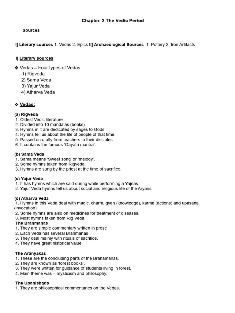 The Vedic Age | PDF | Vedas | Sanskrit Texts