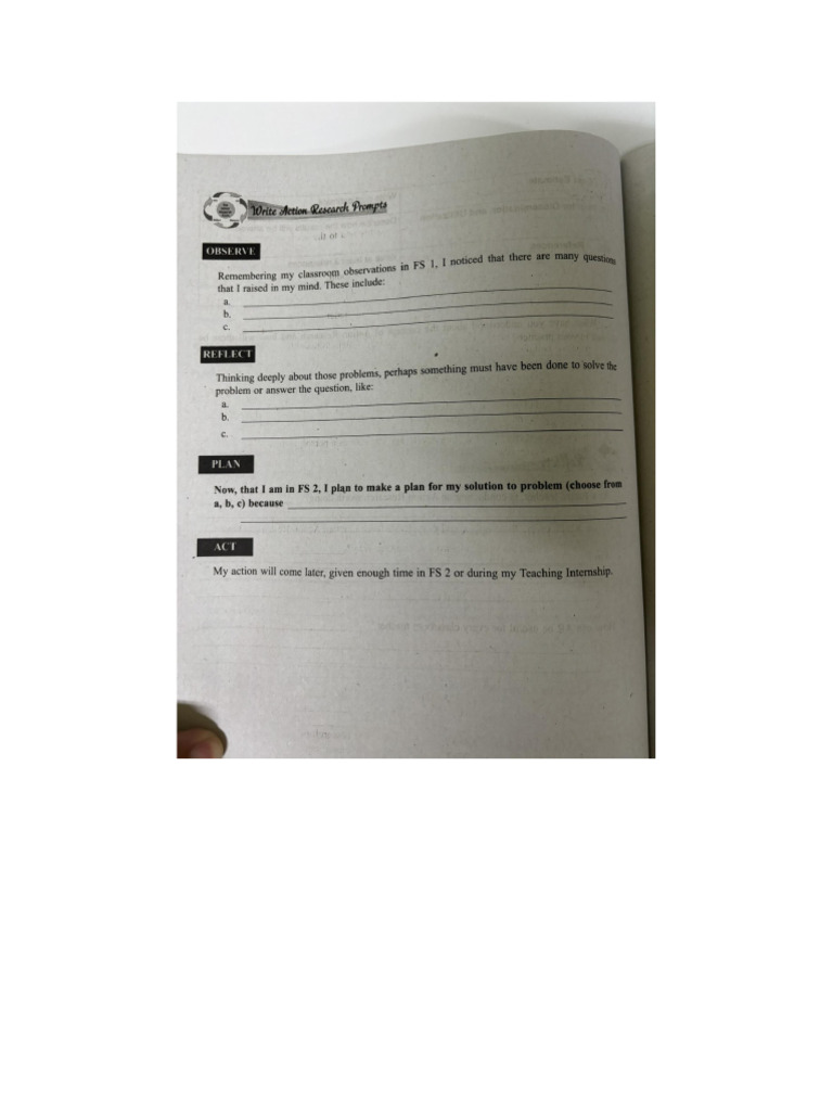 Observation Guide 3 | PDF