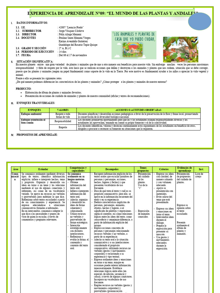EXPERIENCIA_DE_APRENDIZAJE N°09-SEGUNDO-GRADO-A-2023 | PDF | Números | Comunicación no verbal