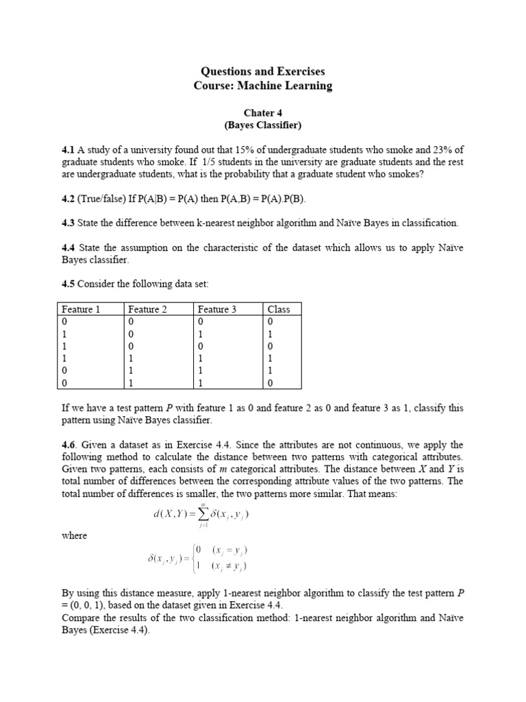 ML Exercises 4 5 6 en | PDF | Cluster Analysis | Artificial Intelligence