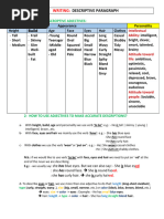 French Physical Descriptions Guide | PDF | Integumentary System | Human ...