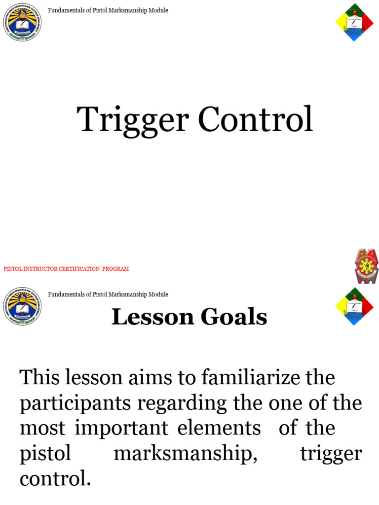 Trigger Control | PDF | Trigger (Firearms) | Pistol