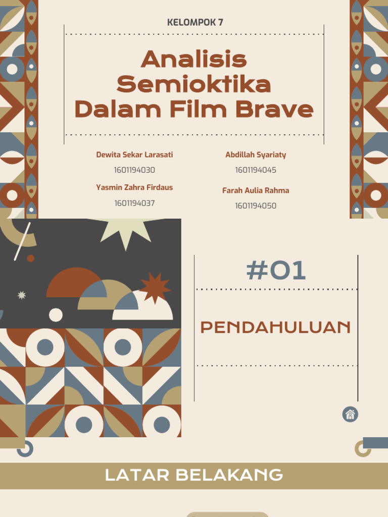 Kelompok 7 - Analisis Semiotika Dalam Film Brave | PDF