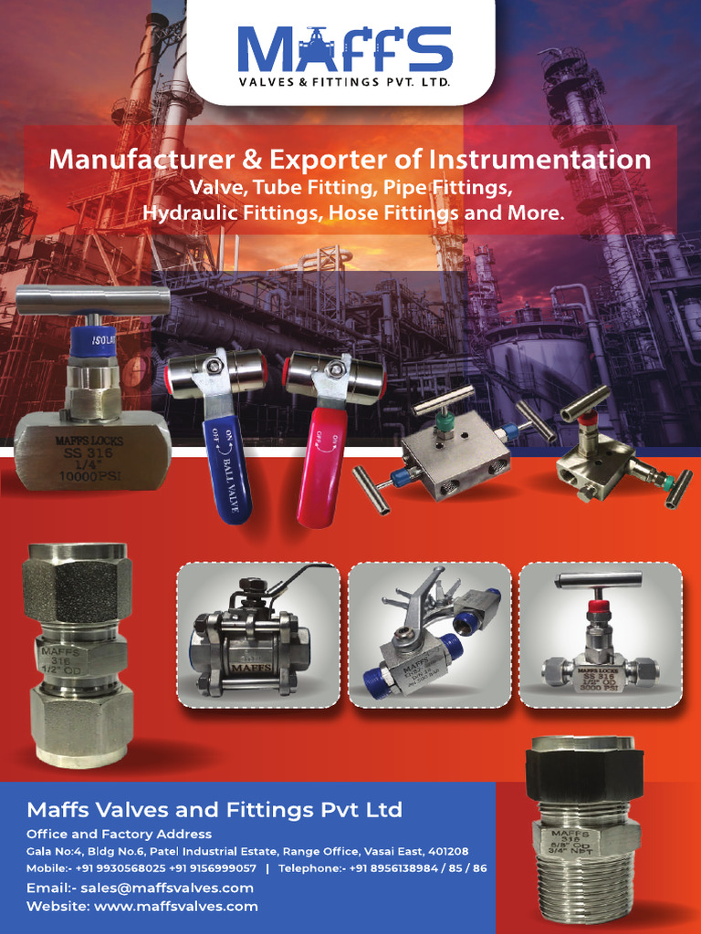 Maffs Valves and Fittings Product Showcase | PDF