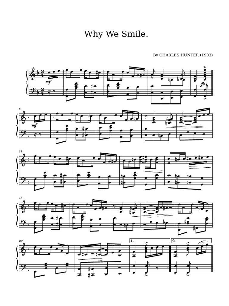 Why We Smile by Charles Hunter 1903 | PDF