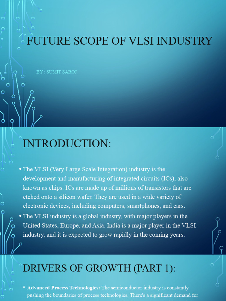 Future Scope of VLSI Industry | PDF | Integrated Circuit | Semiconductor Device Fabrication