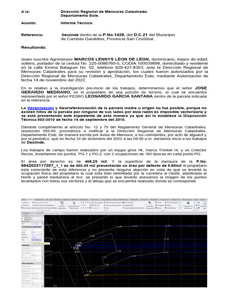 Informe tecnico | PDF