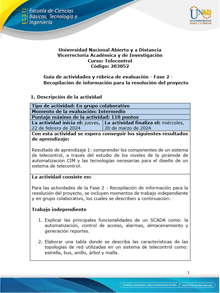 Guia de Actividades y Rúbrica de Evaluación - Unidad 1 - Fase 2 - Recopilación de Información ...