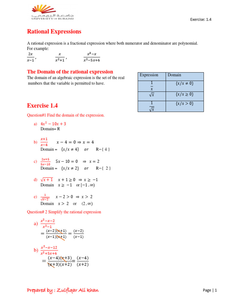 Exercise 1.4 | PDF | Mathematical Concepts | Mathematical Objects