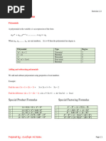 Grade 10 Algebra Exercises With Answers | PDF | Factorization | Algebra