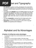 Overview of Writing Systems and Types | PDF | Alphabet | Writing