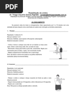 Exercícios de Codman para Reabilitação do Ombro | PDF | Dor | Medicina ...