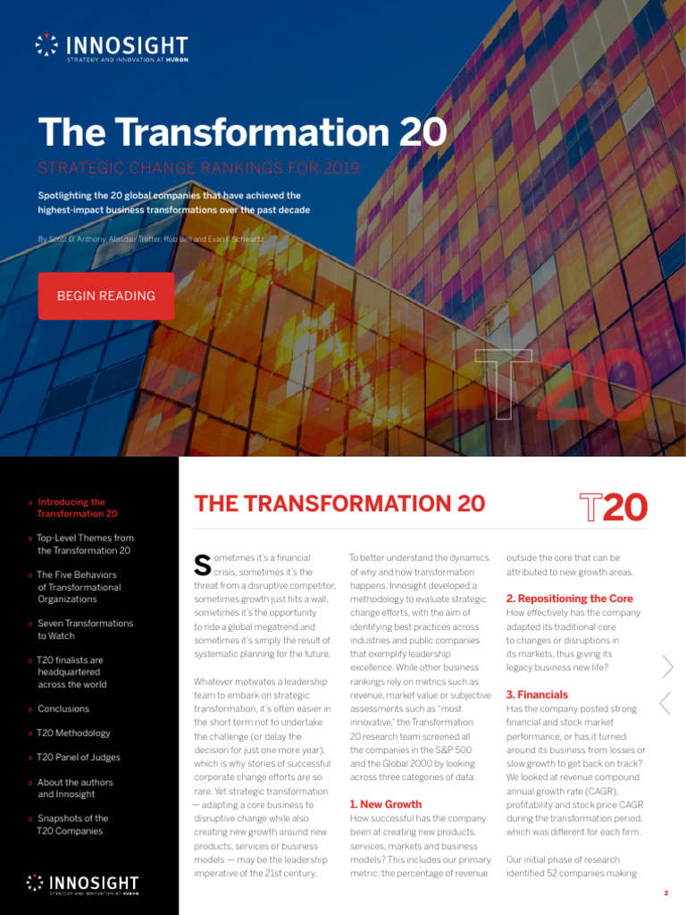 Innosight Transformation 20 | PDF | Business Model | Tencent