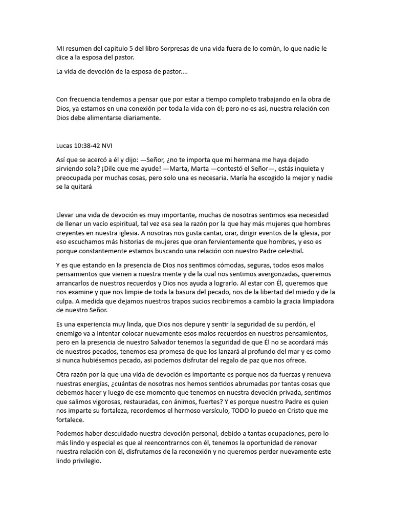 MI resumen del capitulo 5 del libro Sorpresas de una vida fuera de lo común | Descargar gratis ...