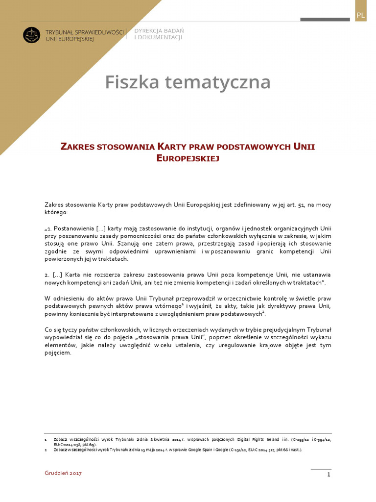 Fiche Thematique - Charte - PL | PDF