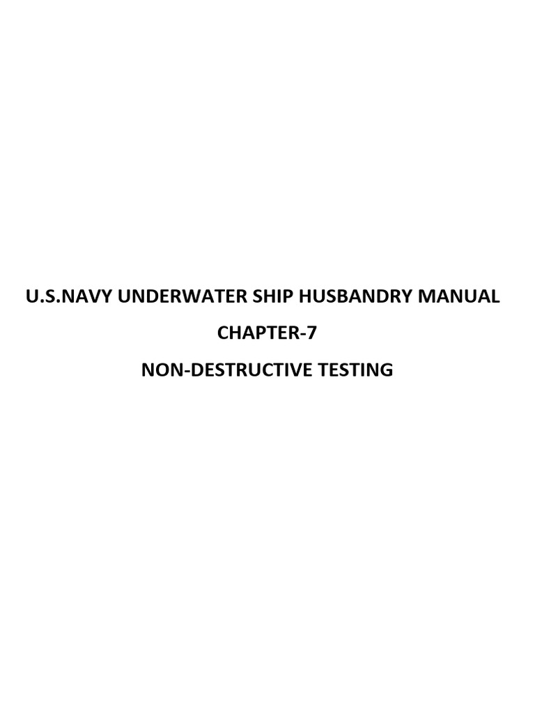S0600 Aa Pro 070 | PDF | Nondestructive Testing | Underwater Diving