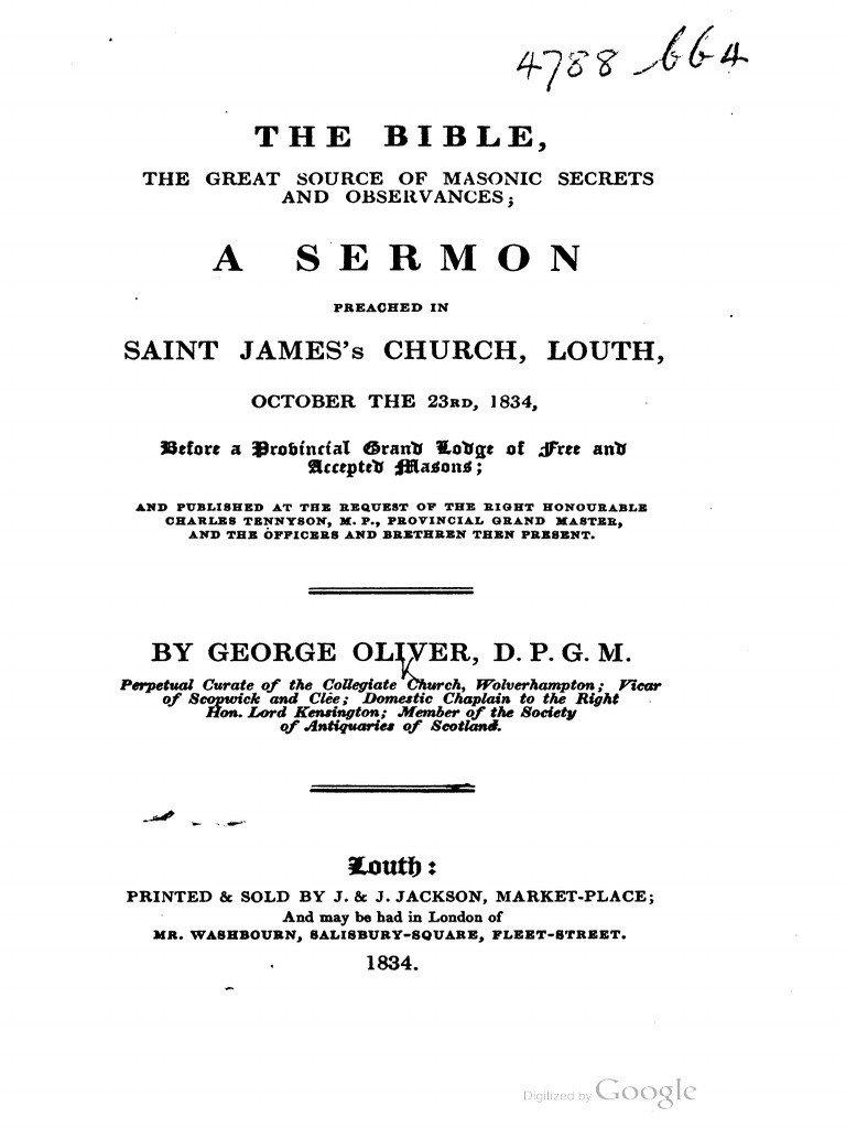Masonic Secrets and Prosperity Sermon | PDF | Freemasonry | Jesus