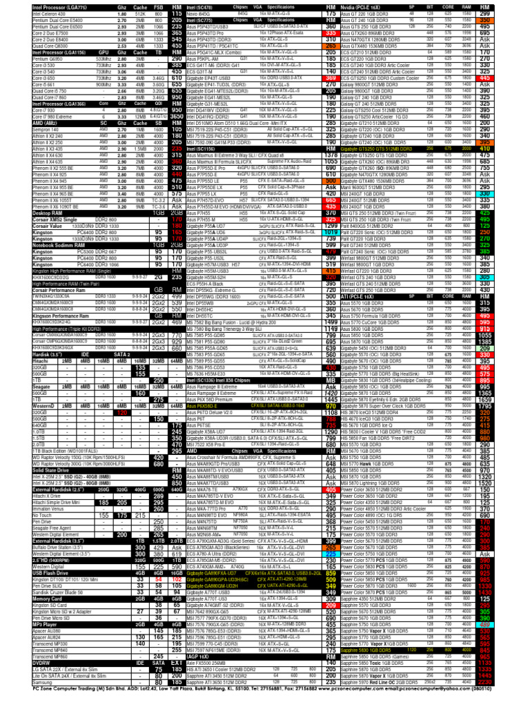 pczone | PDF | Computer Engineering | Computer Hardware