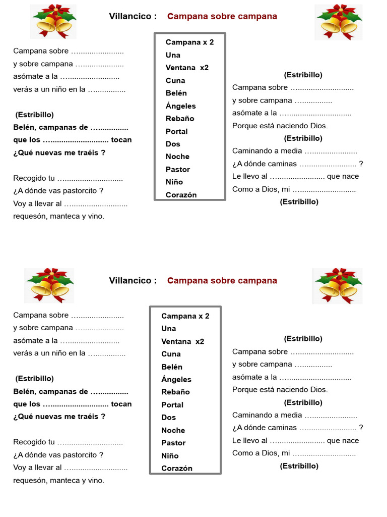 Campana sobre campana-doble-4è | PDF