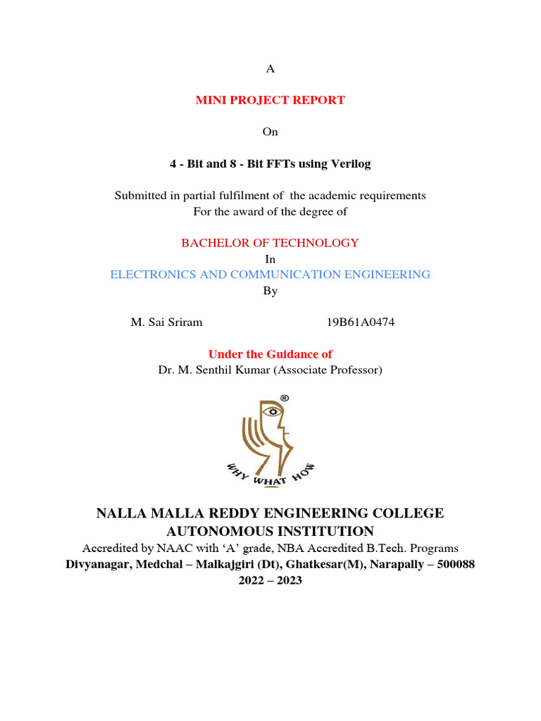 FFTs Using Verilog | PDF | Fast Fourier Transform | Field Programmable Gate Array