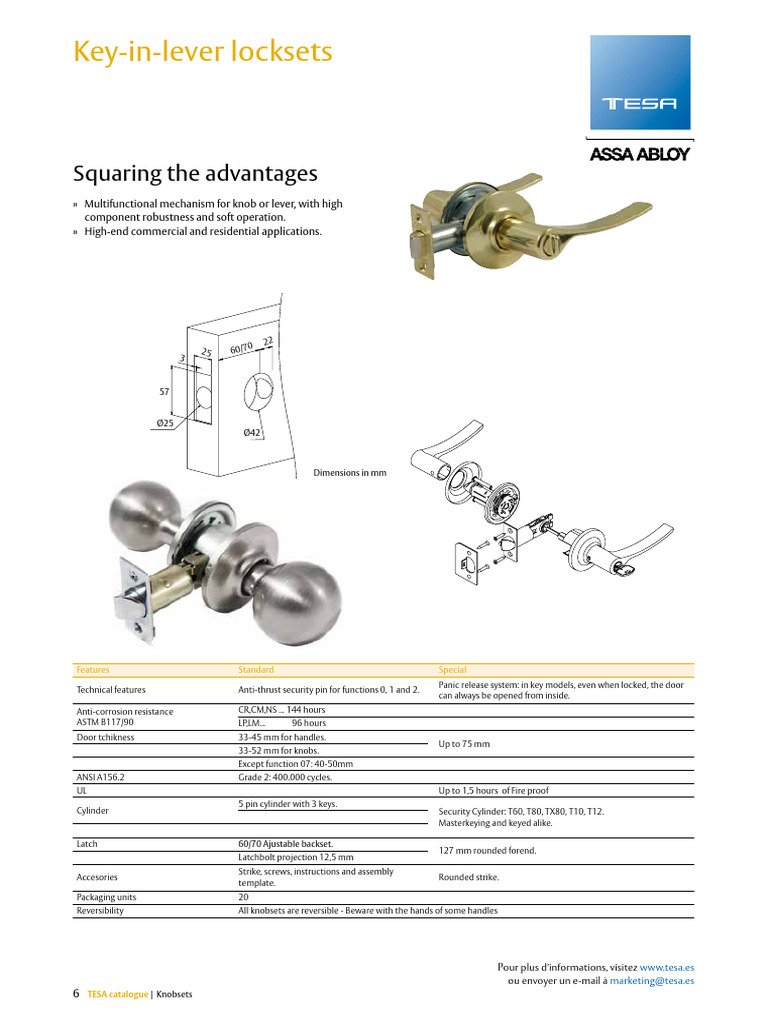 TESA KAAABARCELONA Ficha Técnica 1 | PDF | Security Technology ...