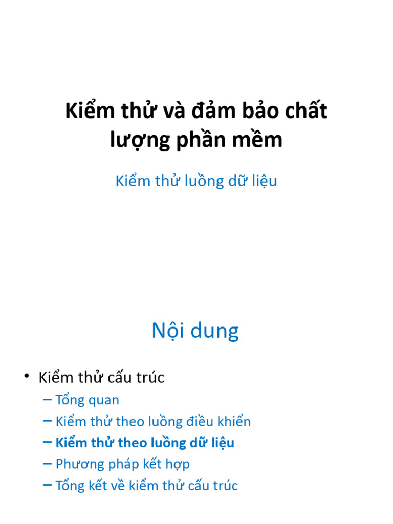 3 3 Data Flow Testing Vn Pdf