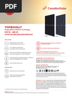Canadian Solar 590W-620W Datasheet | PDF | Solar Panel | Photovoltaics
