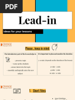 35 Creative Lesson Introductions | PDF | English As A Second Or Foreign ...