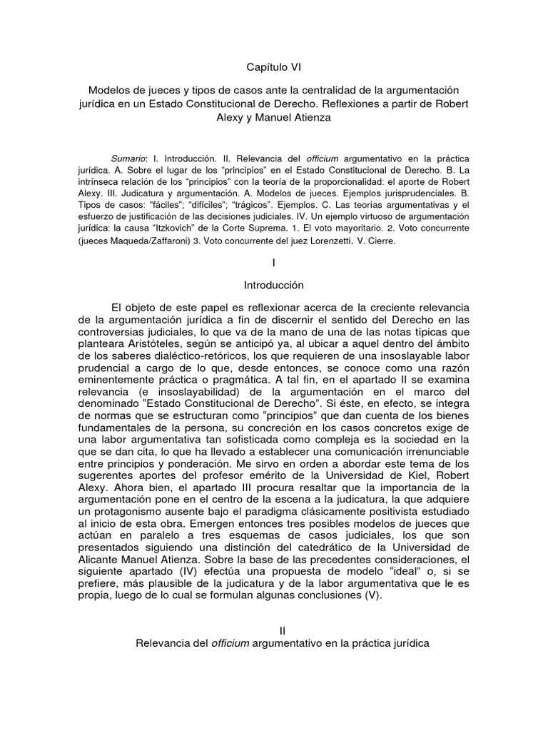 Cap. VI Obra Del Dr. Rabbi Baldi | Descargar gratis PDF | Juez | Caso de ley