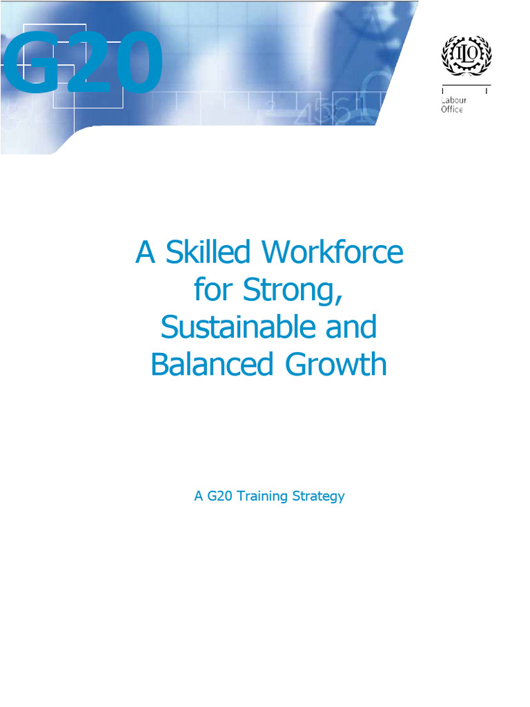 G20 Skills Strategy | PDF | International Labour Organization | Employment