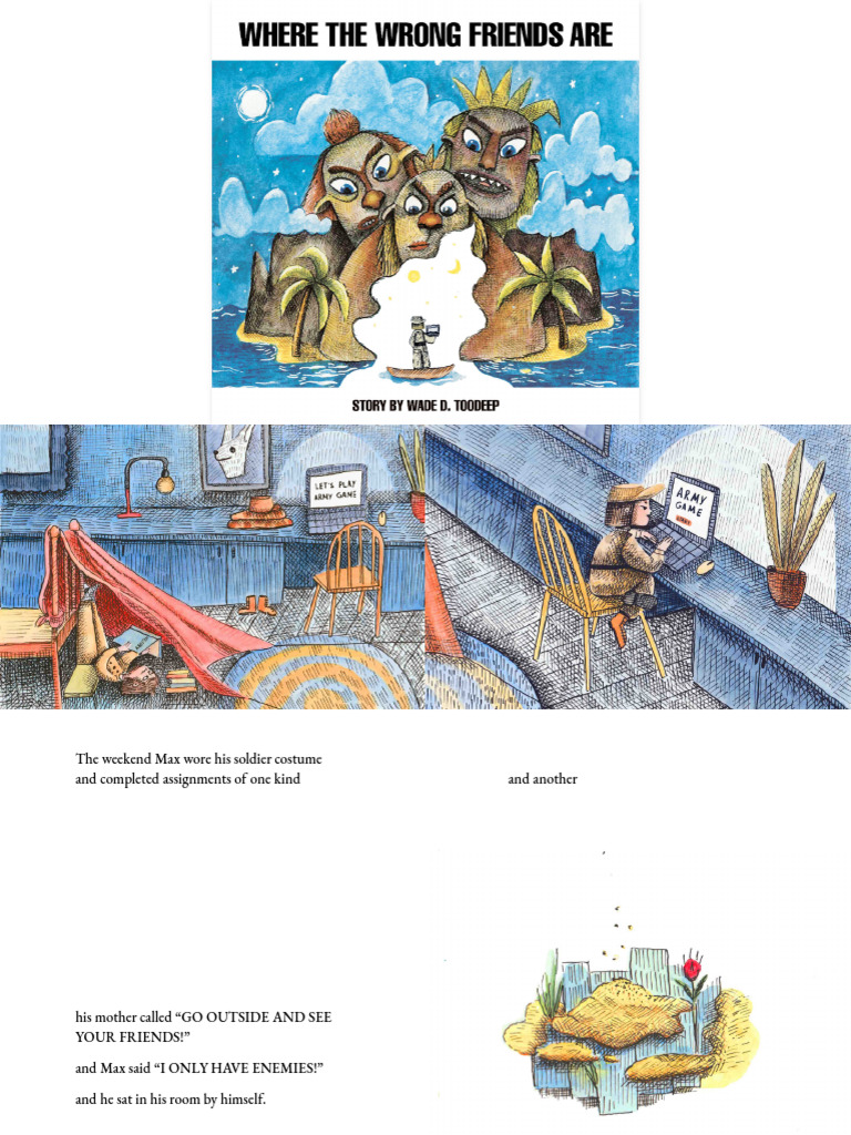 Max's Journey: Online Friends vs. Family | PDF