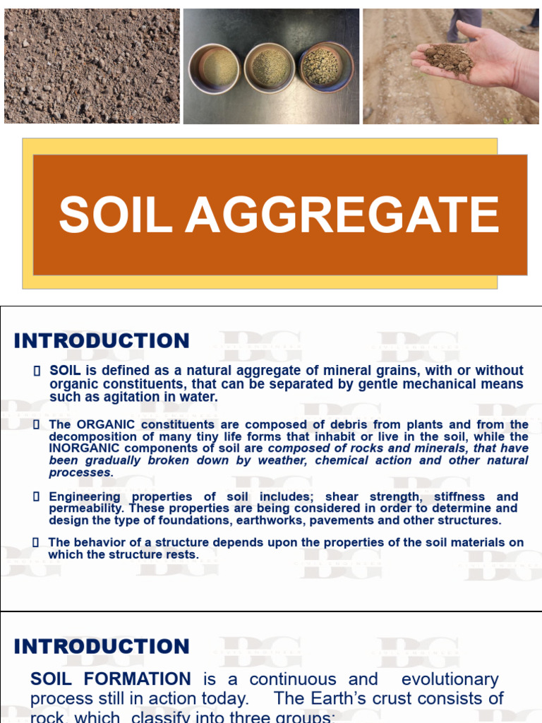 Lesson 3 Soil Aggregates | PDF | Rock (Geology) | Soil
