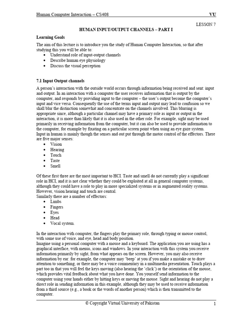 Lesson_07 | PDF | Color | Visual Perception
