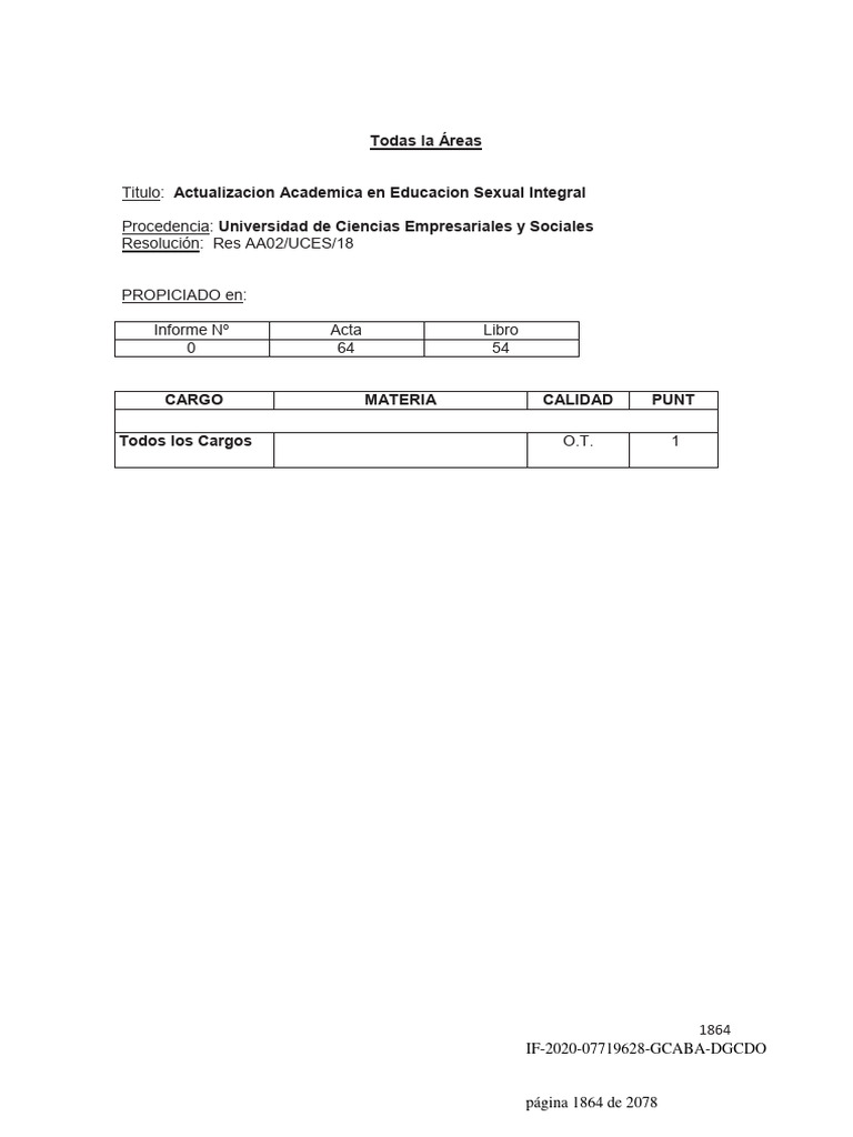 Actualizacion Educacion-Sexual-Integral Resolucion CABA | PDF