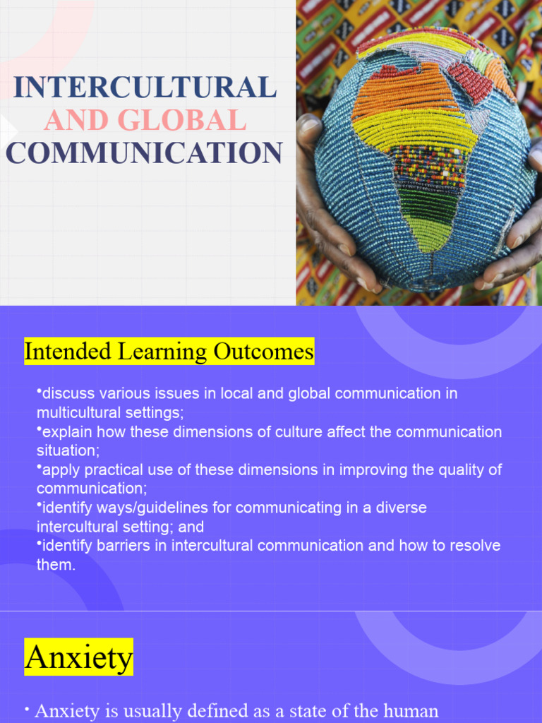 Lesson 5 Intercultural and Global Communication | PDF | Cross Cultural ...