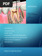 Obturation Techniques | PDF