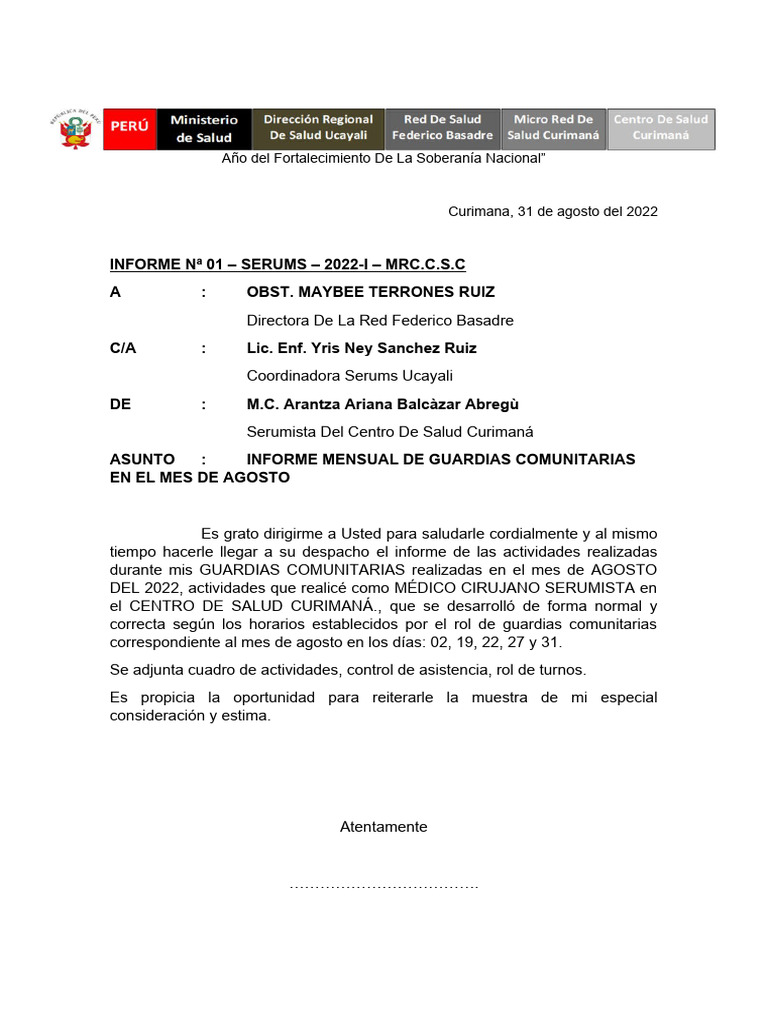 informe med. serums | Descargar gratis PDF | Medicina CLINICA ...