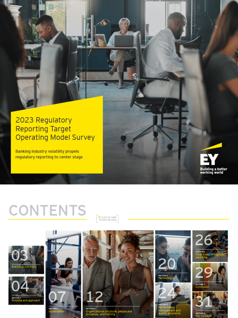Ey 2023 Regulatory Reporting Target Operating Model Survey v2 | PDF ...