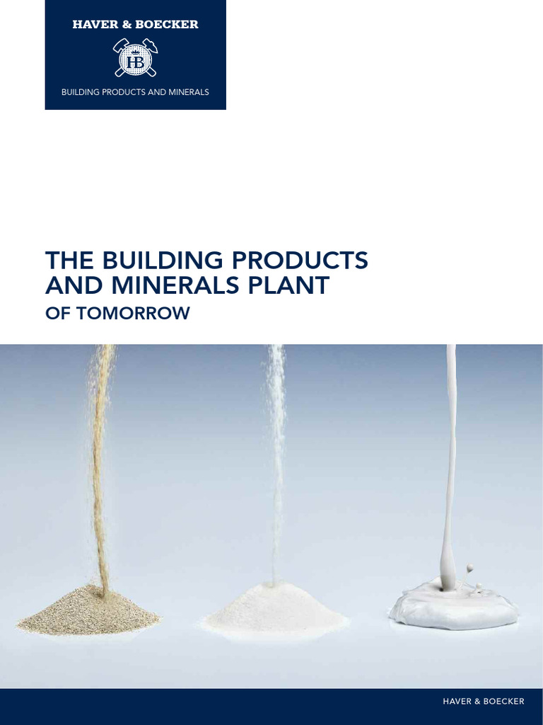 Imagebrochure Building - Products Minerals - Plant en | PDF ...