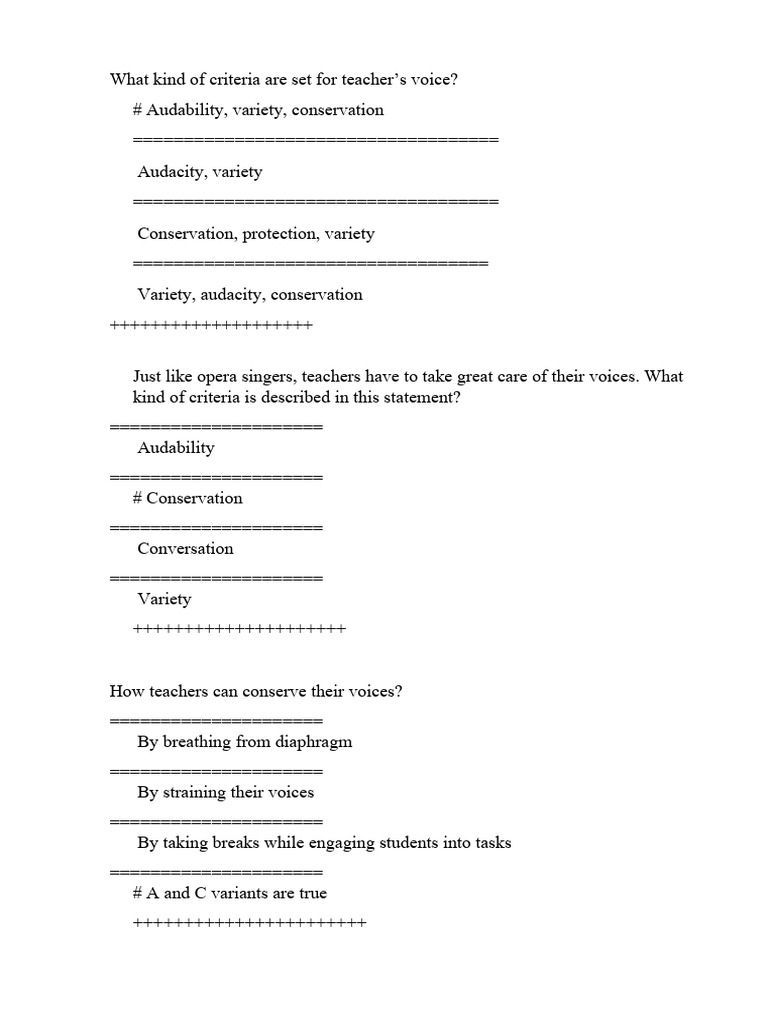 Tests On Classroom Management | PDF | Body Language | Human Communication