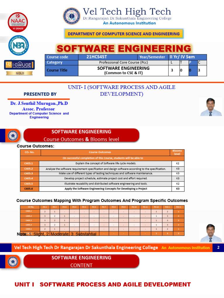 Ppt-Se-Unit 1 | PDF | Agile Software Development | Software Development Process