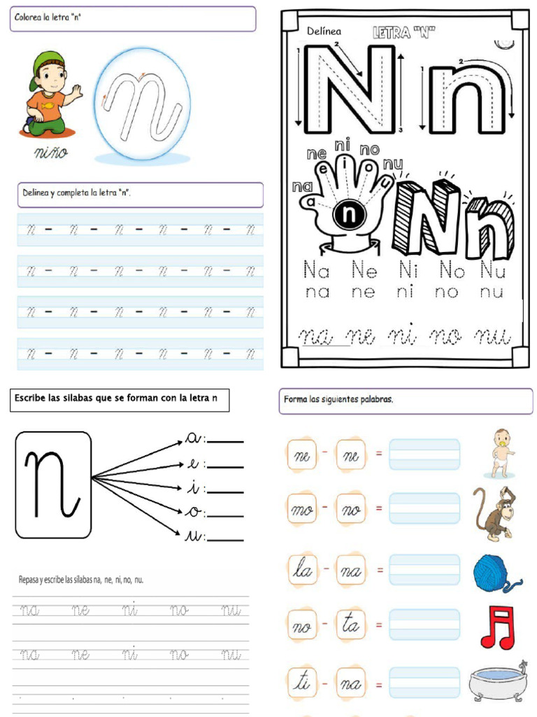 Nivelacion Letra N | PDF