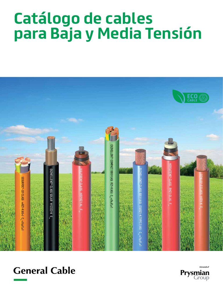 Catalogo de cables para Baja y Media Tension-1-5 | Descargar gratis PDF | Electricidad ...