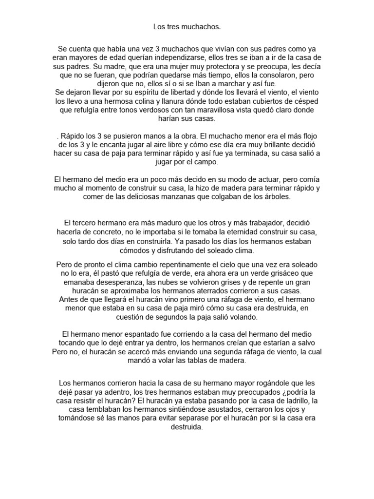 Los 3 Muchachos | PDF
