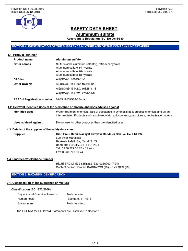 MSDS | PDF | Dangerous Goods | Personal Protective Equipment