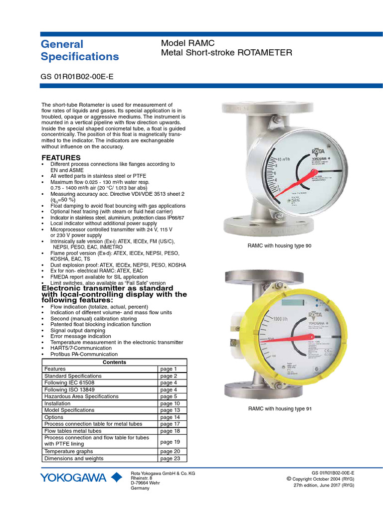 RAMC-datasheet | PDF | Pipe (Fluid Conveyance) | Electrical Engineering