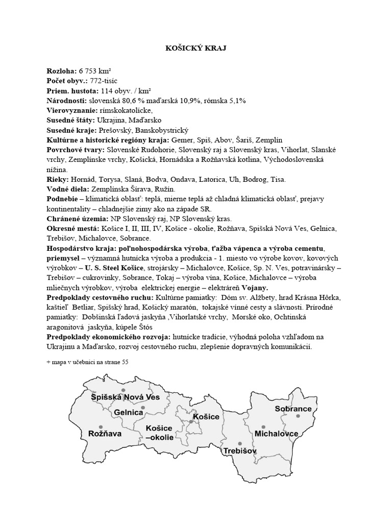 poznamky kosicky kraj | PDF