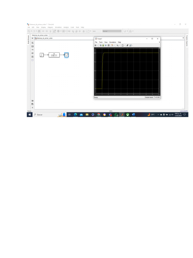 Sistemas de Primer Orden Rodo | PDF